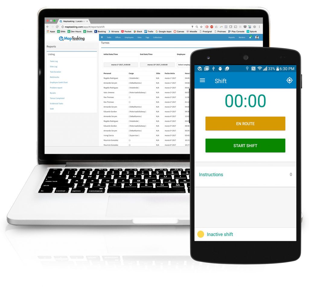 shift for landing - MapTasking